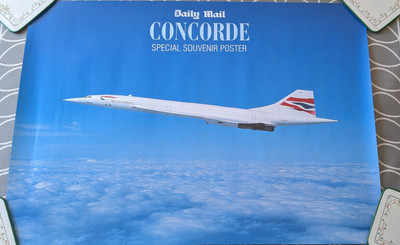 Vintage Concorde Special Souvenir Poster, Daily Mail BNIB | eBay UK