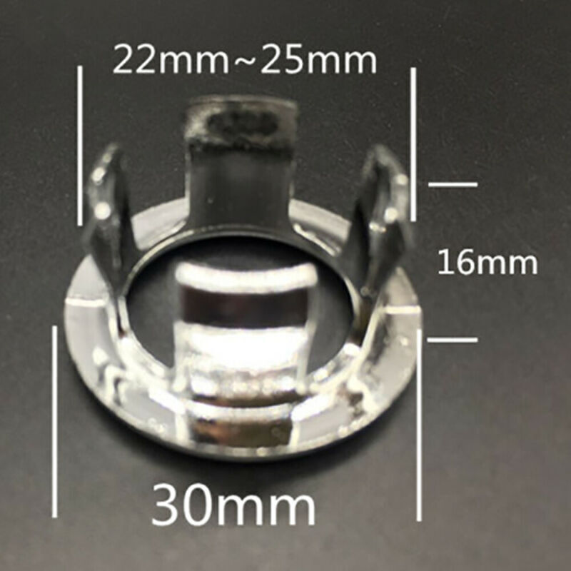 Bathroom Basin Sink Overflow Ring Chrome Hole Cover Cap Inserts Round ...