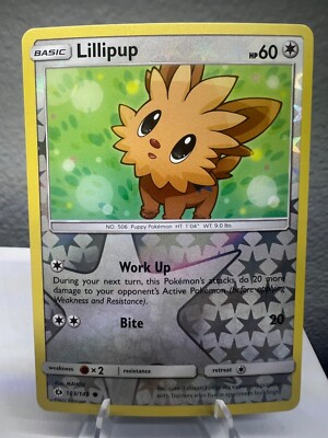 Lillipup 103/149 - Sun & Moon - Common - Reverse Holo - Pokemon Card ...