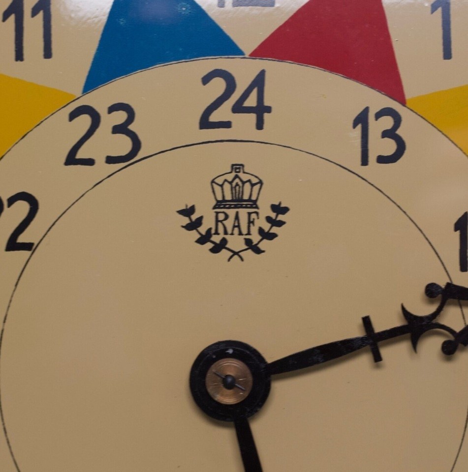 Round Wall Clock VINTAGE RAF SECTOR Fusee | eBay