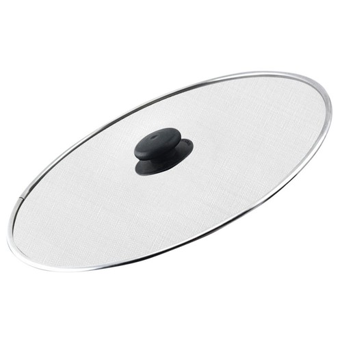Stainless Steel Anti-oil Mesh Pot Lid Splatter Screen Guard for Frying ...