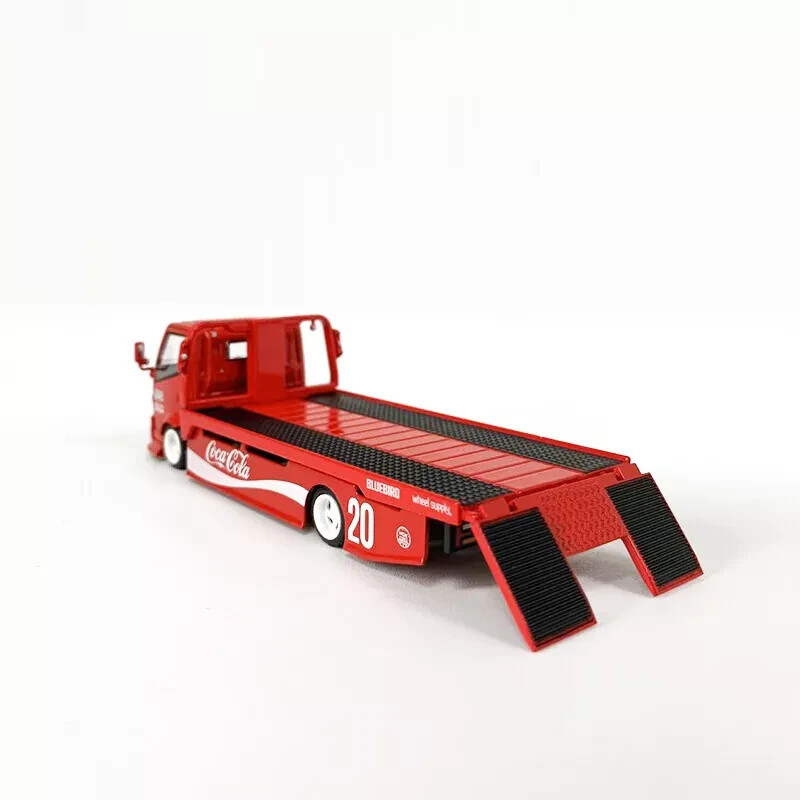H300 FLATBED TRANSPORT TRAILER COKE COCA COLA TOW TRUCK 1/64 DIECAST BY ...