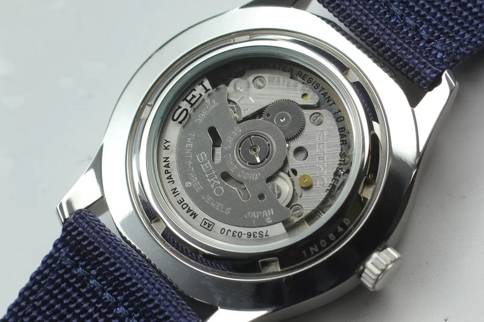 [NEAR MINT] Seiko 5 Sports 7S36-03J0 SNZG11J1 Automatic Men's Military ...