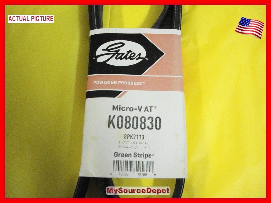 SERPENTINE BELT ,GATES BELT,K080830 | eBay
