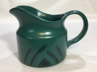 Pfaltzgraff SOLSTICE Green Creamer, Gravy Boat, Small Pitcher #436 ...