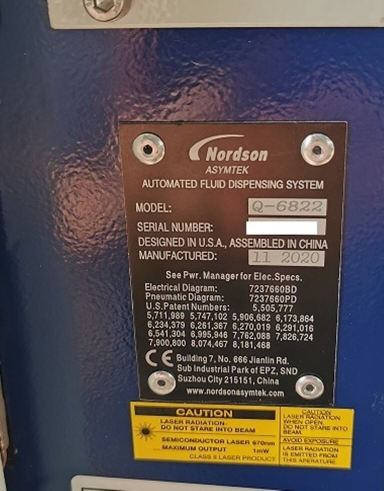 Nordson Asymtek Quantum Q-6822 Dispenser Underfill PCB 6800 PC Board ...