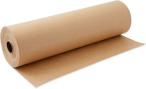 Kraft Wrapping Paper Roll, 100 Feet Recyclable Paper for Packing ...