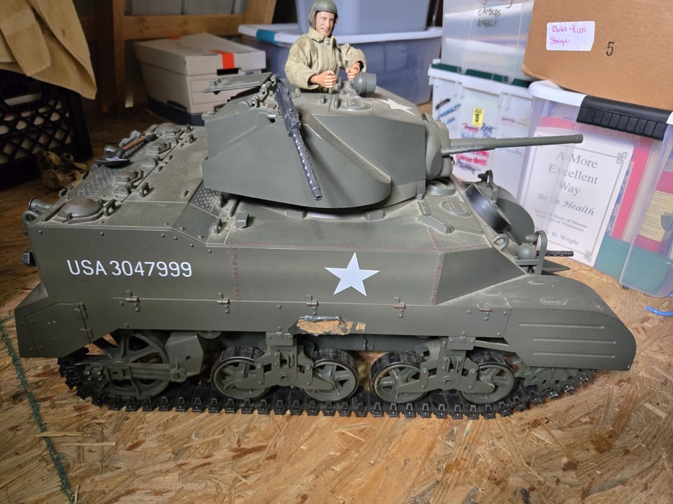 M5 Stuart Light Tank - 21st Century Toys Ultimate Soldier 1/6 Scale ...