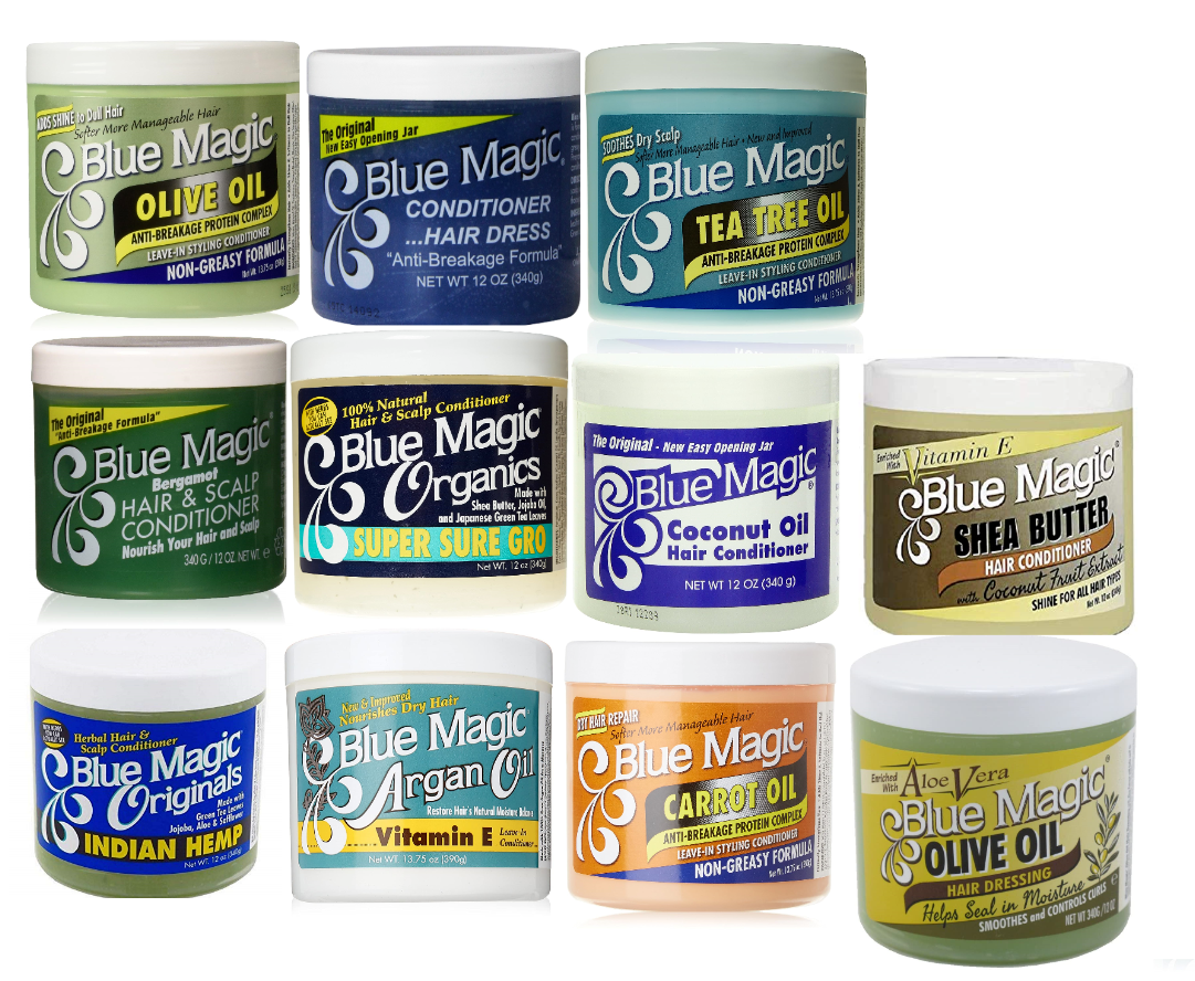 Blue Magic Conditioner/Creme/Hair Dressing 12-14oz Choose Your Blue ...