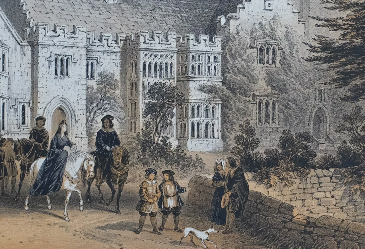 c1830 ANTIQUE PRINT HORHAM HALL ESSEX | eBay UK