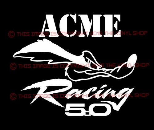 ACME RACING Wyle E Coyote 5.0 Mustang Hot Rod, Race, NHRA, Rat Rod ...