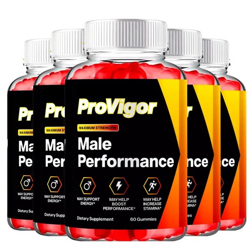 (5 Pack) ProVigor Gummies For Men - Advanced Formula Vitamin Supplement ...
