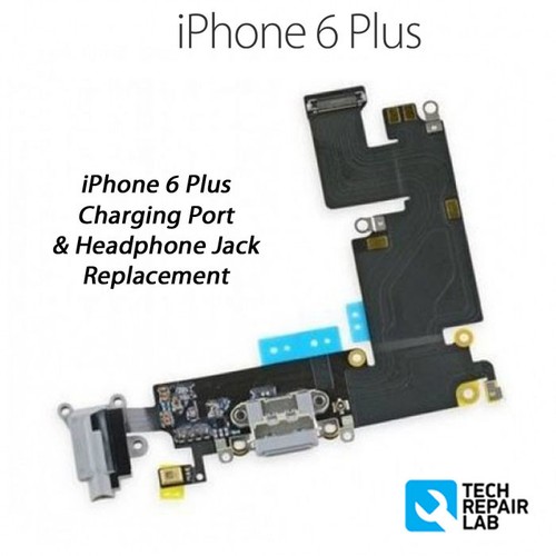 NEW iPhone 6 Plus Connector Charging Dock/Port + Headphone Jack Repair ...