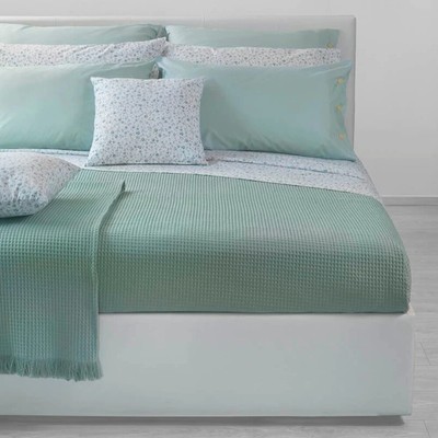 ETHEL Bellora double sheets and pillowcases with water flowers | eBay