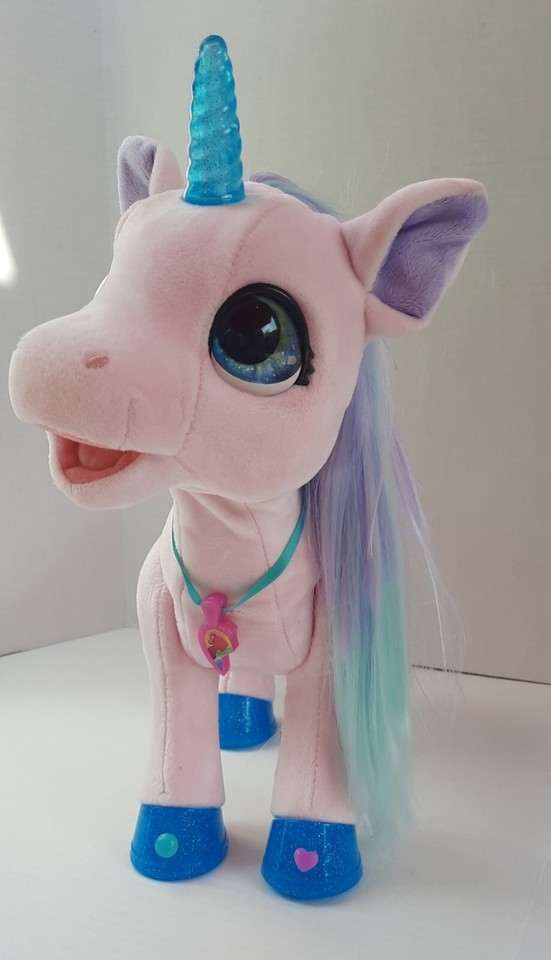 FurReal Friends Unicorn Blossom Pink My Bestiecorn Interactive ** Works ...