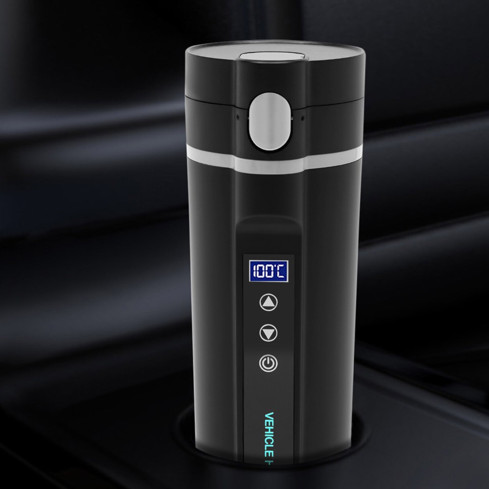 Portable 12V Car Electric Kettle Boiler Stainless Steel Heating Travel ...