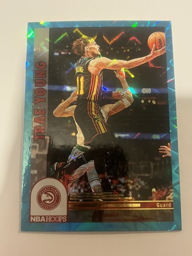 2022-23 Panini NBA Hoops - Hoops Tribute Blue Explosion #291 Trae Young ...
