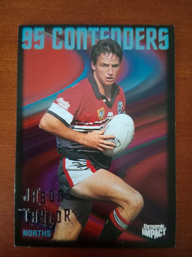 JASON TAYLOR - 1995 Winfield Cup Tribute #90 Dynamic 95 Contenders NRL ...