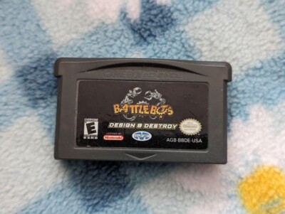 BATTLEBOTS: DESIGN AND DESTROY Nintendo Game Boy Advance GBA Authentic ...