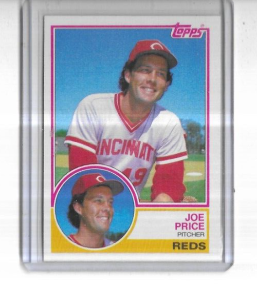 1983 Topps #191 Joe Price Cincinnati Reds | eBay