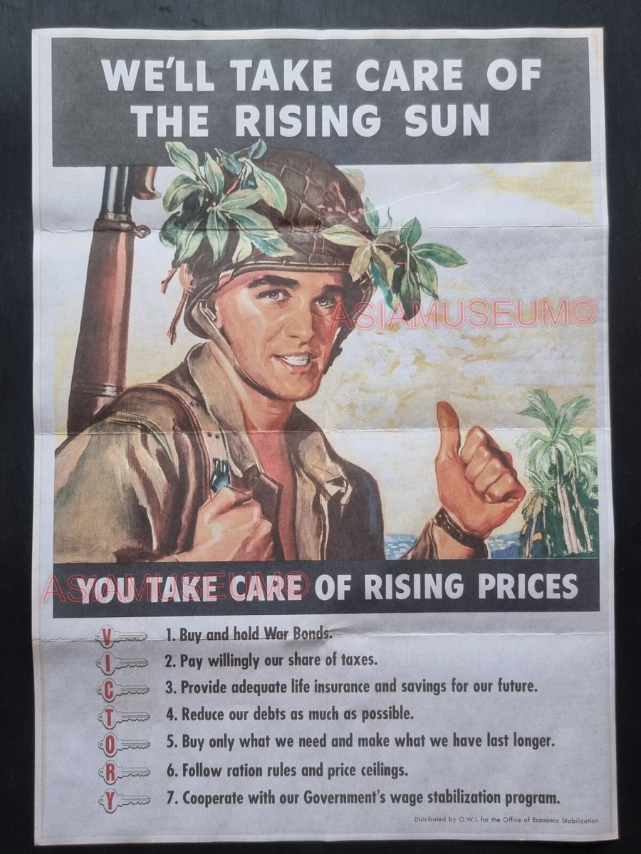 1940 WW2 USA AMERICA TAKE shop CARE