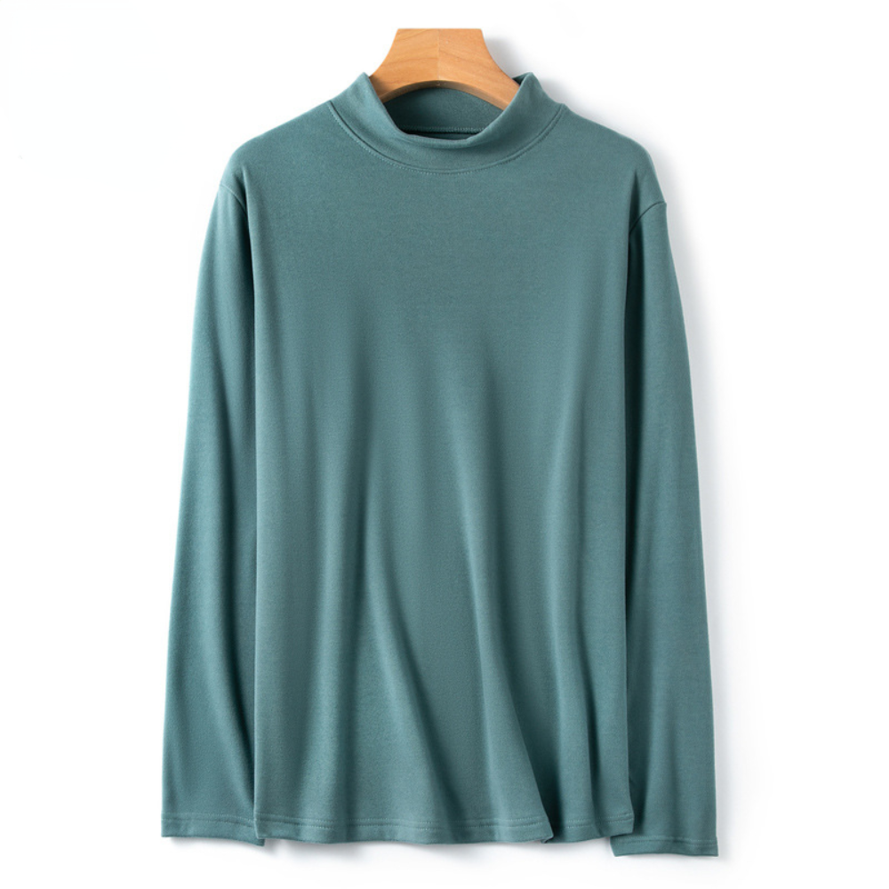 Mens Thermal Top Shirt Pullover Underwear Basic High Neck Blouse Warm ...