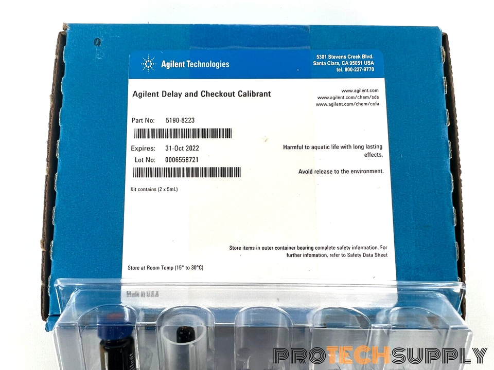 Agilent 5190-8223 Delay & Checkout Calibrant for Purification System | eBay