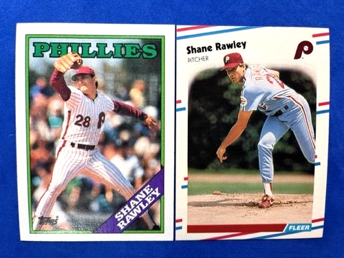 MLB - Shane Rawley 1988 Topps & 1988 Fleer Baseball - Phillies | eBay