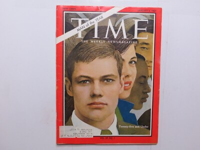 Time Magazine- January 6, 1967- Twenty-Five & Under, Man of the Year P3 ...