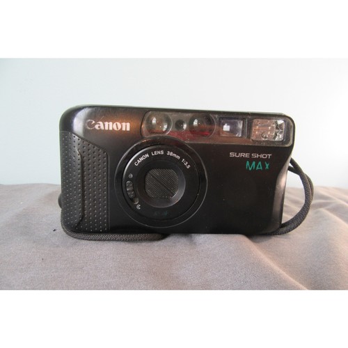 Canon Sure Shot Max Date 35mm Point & Shoot Camera 38mm f/3.5 - TESTED ...