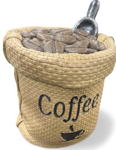 Coffee Bean Sack Viral Food Stool with Scoop New Homegoods | eBay
