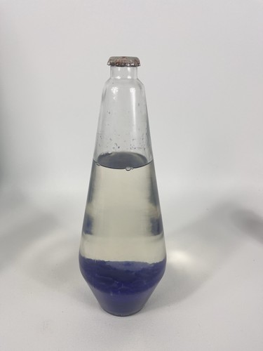 Vintage 90s Lava Lite Replacement Bottle Only Purple Wax Clear Liquid ...