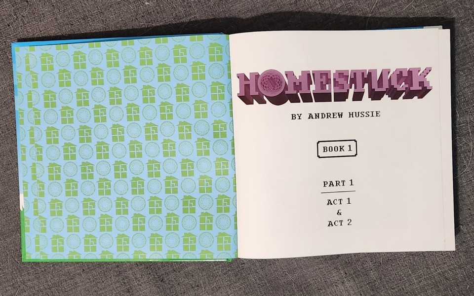 Homestuck Book 1: Acts 1 & 2 By Andrew Hussie | eBay