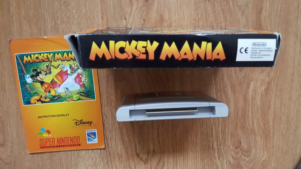 Mickey Mania SNES. With box and instruction leaflet. | eBay UK