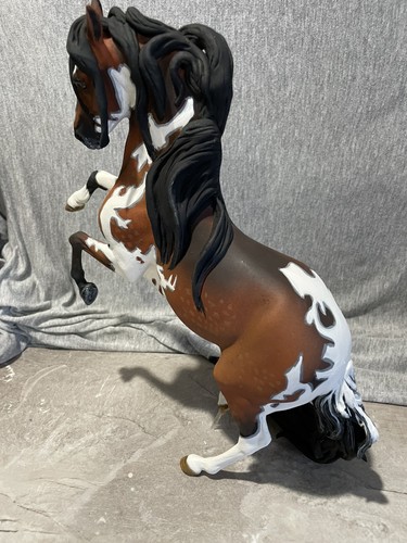 Custom New Breyer CM Cossaco Horse Mold Rearing Pinto | eBay