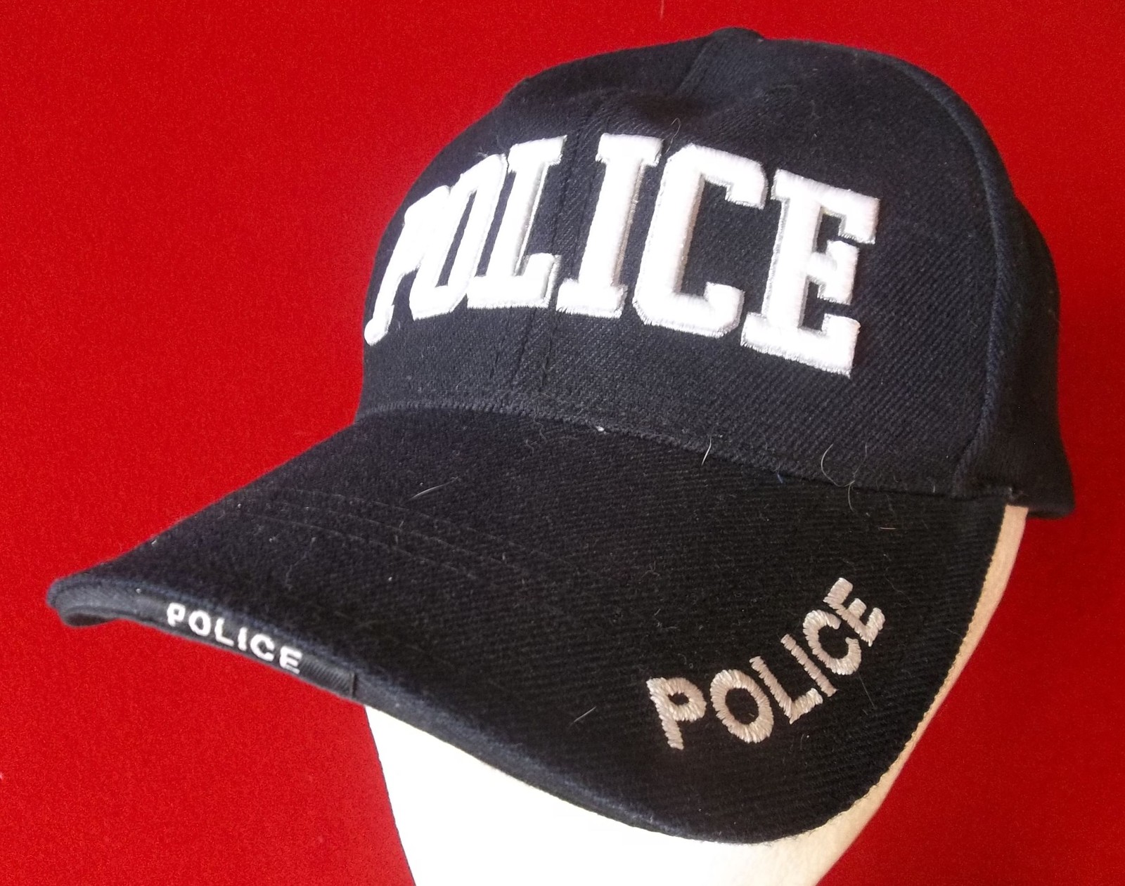 Mens POLICE baseball hat military law enforcement solid back adjust | eBay