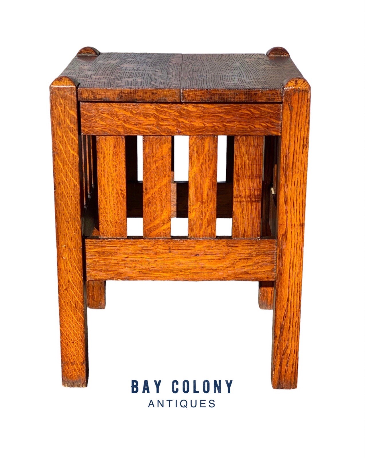 Antique Arts & Crafts Mission Oak Craftsman Table / Plant Stand ...