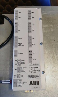 3 MONTHS WARRANTY ABB APBU-44C PPCS Branching & Datalogger Unit, 4+8 Ch ...