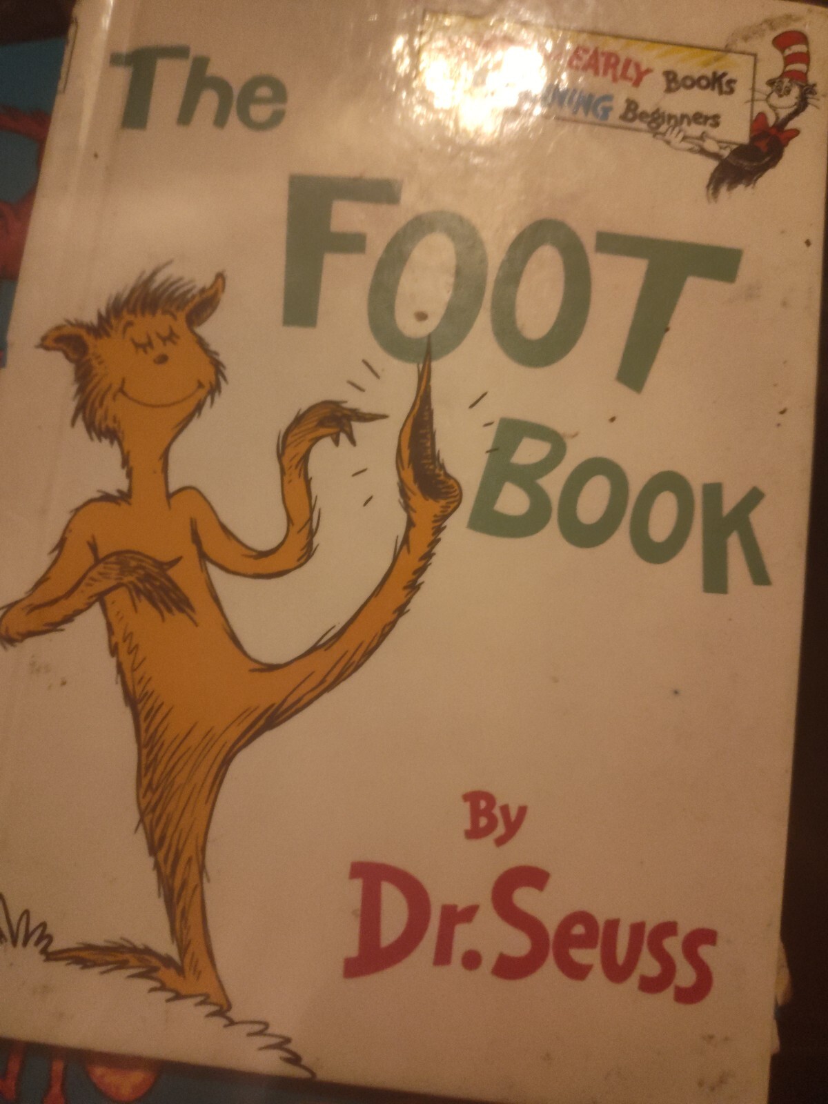 THE FOOT BOOK by DR. SEUSS 1968, Hardcover RARE EARLY 1ST EDITION 2ND ...