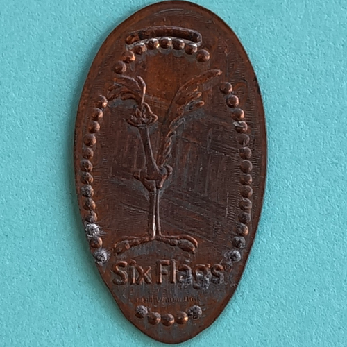 ROAD RUNNER Six Flags Souvenir Elongated Pressed Penny Retired | eBay