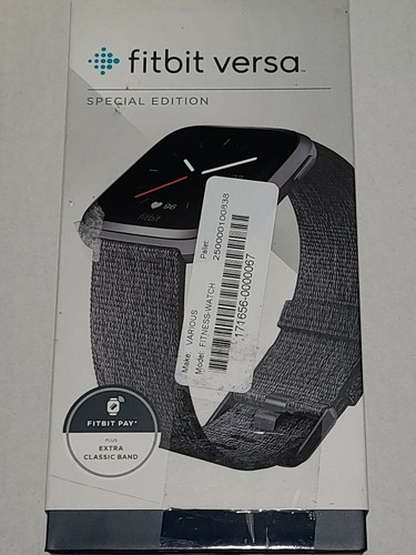 Fitbit Versa FB505 Special Edition HR USED Large Small | eBay