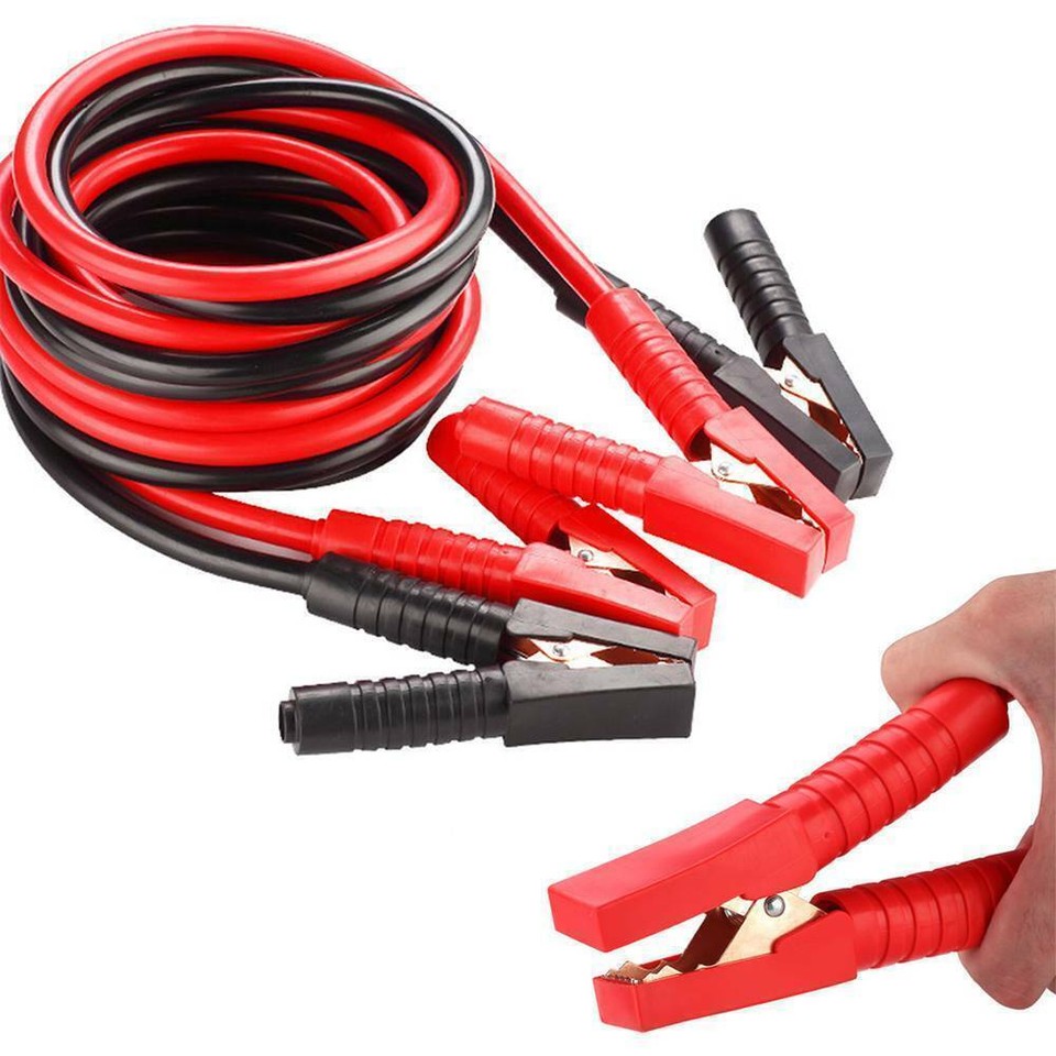 Heavy Duty Industrial Jumper Booster Cables 800 Amp 2 Gauge 13 Feet ...