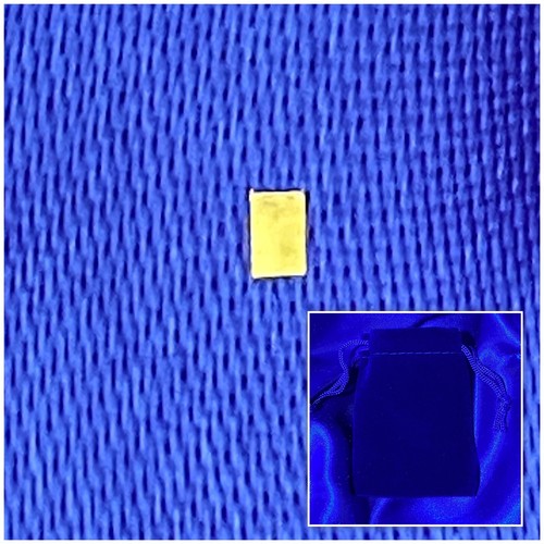 Lingot Or Pur 9999/10000 Fine Gold .9999 lingotin - Gold 1/1000 Gramme ...