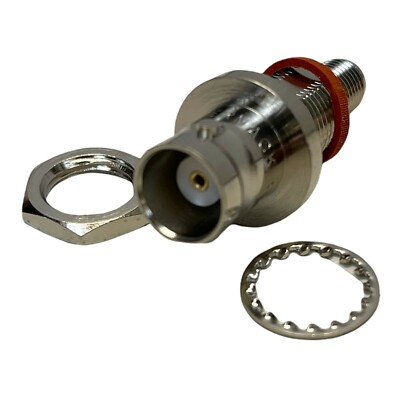 PASTERNACK PE9407 Bulkhead Mount SMA Female to BNC Female Adapter ...