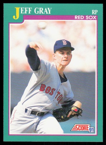 1991 Score 586 Jeff Gray Boston Red Sox | eBay