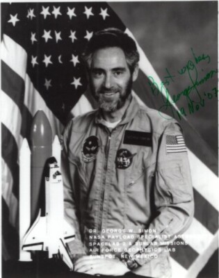 GEORGE W. SIMON signed autographed 3.5x5.5 NASA ASTRONAUT photo | eBay