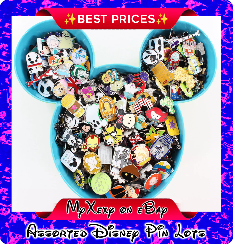 Disney Pins Lot Bulk Assorted Disney Trading Pins Princess Hero Mickey ...