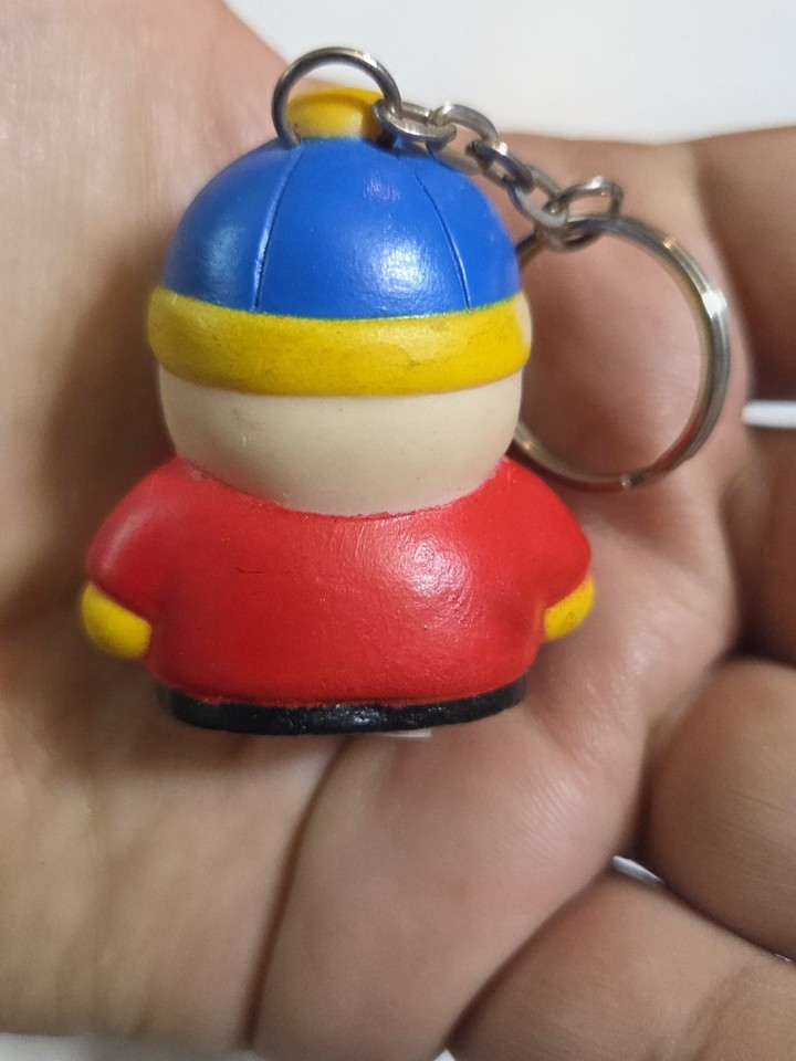 VINTAGE ERIC CARTMAN KEYCHAIN 1998 COMEDY CENTRAK SOUTH PARK CARTOON ...