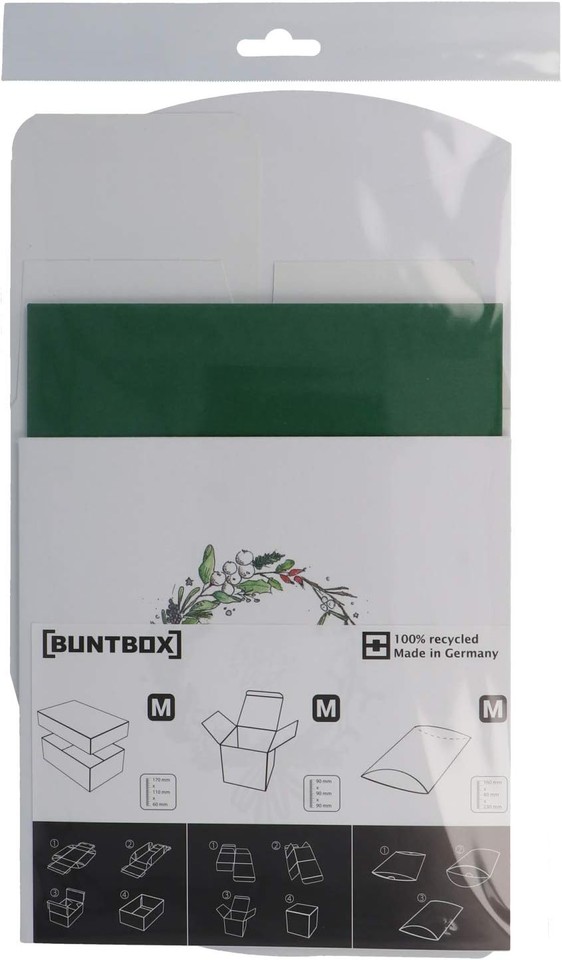 Colourful Box Set Christmas Coloured Box. M, Cube B & Pack M Set Frohes ...