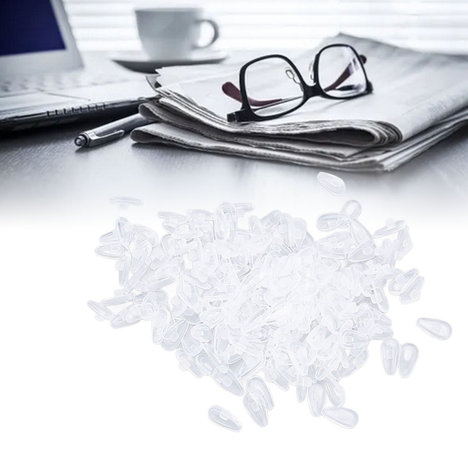 100 Pairs Silicone Air Cushion Nose Pads Anti Slip Eyeglasses Nose Pads ...